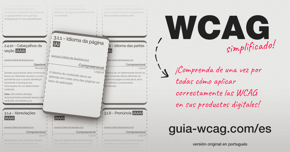 WCAG - Guía de referencia rápida.